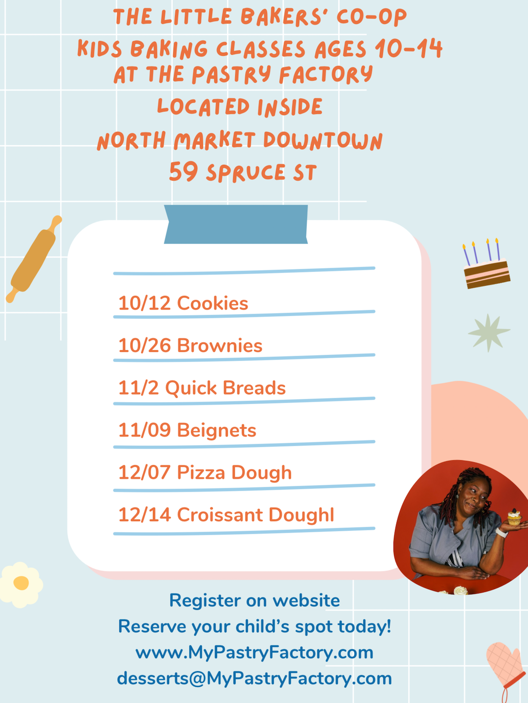 The Little Bakers Co-Op Hosted by The Pastry Factory | Brownies - North ...